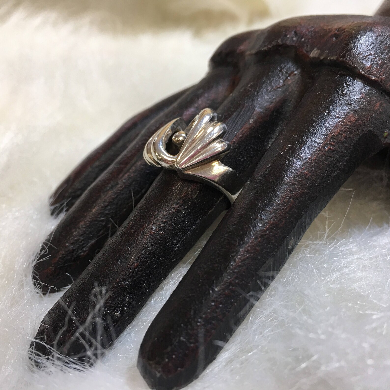 Vintage Native American Sterling Silver Ring - Etsy