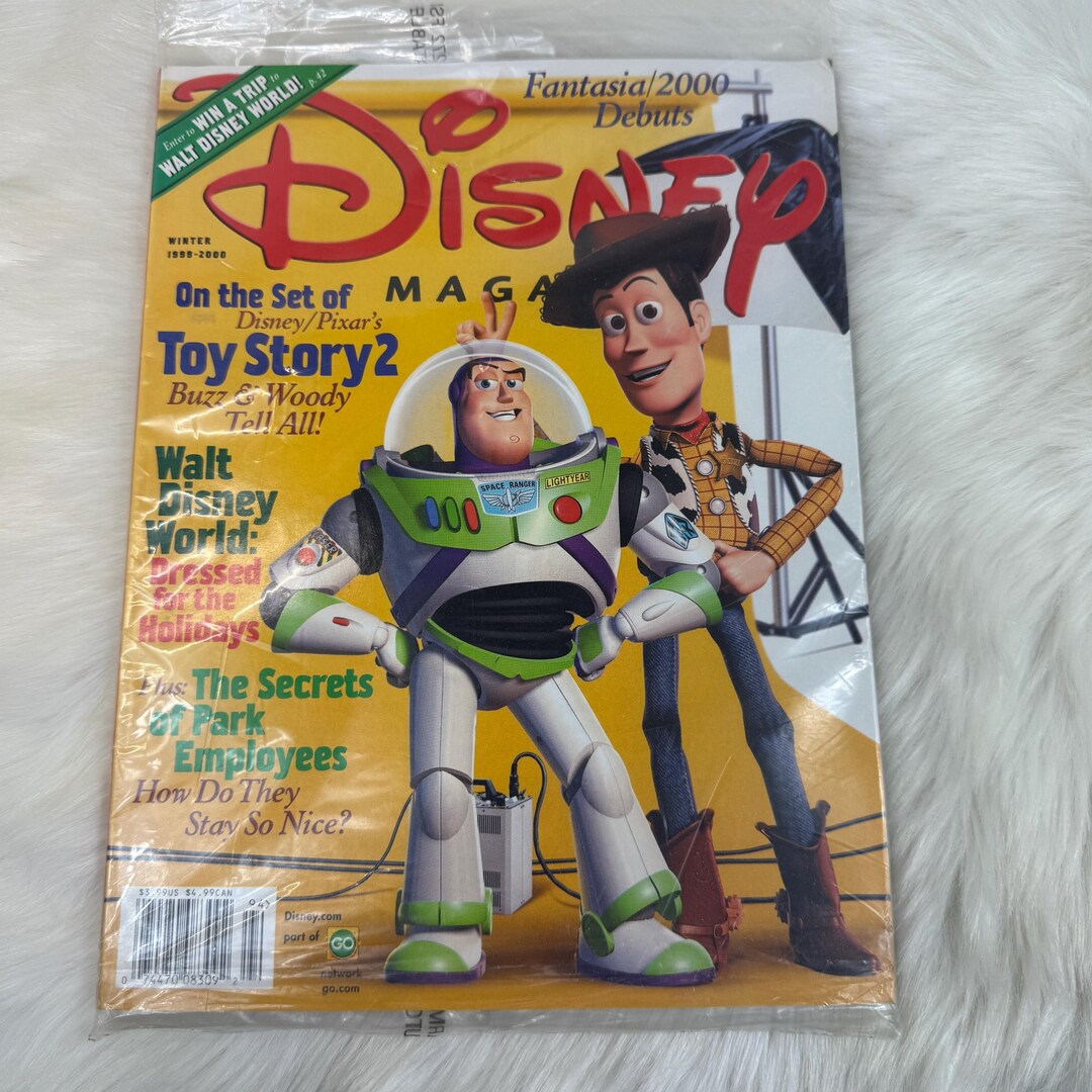 Disney Magazine Toy Story 2 & Walt Disney World Winter 2000 - Etsy