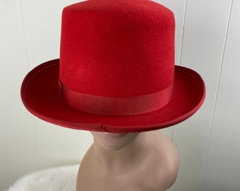 Red Top Hat - Etsy