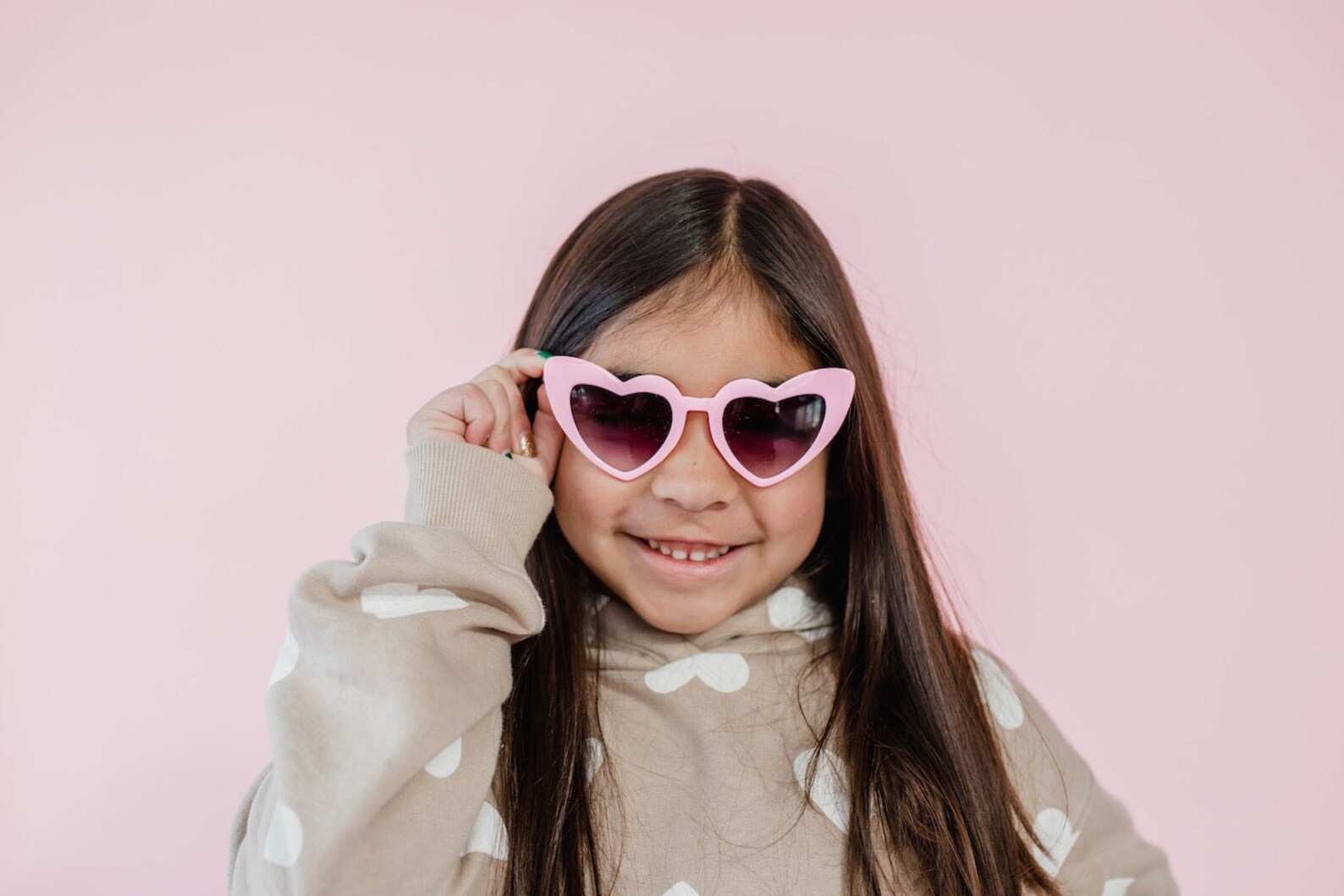 Pink Kid's Heart Sunnies - Etsy