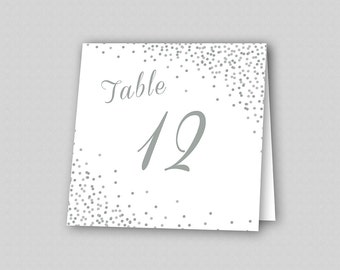Grey Table Numbers | Etsy