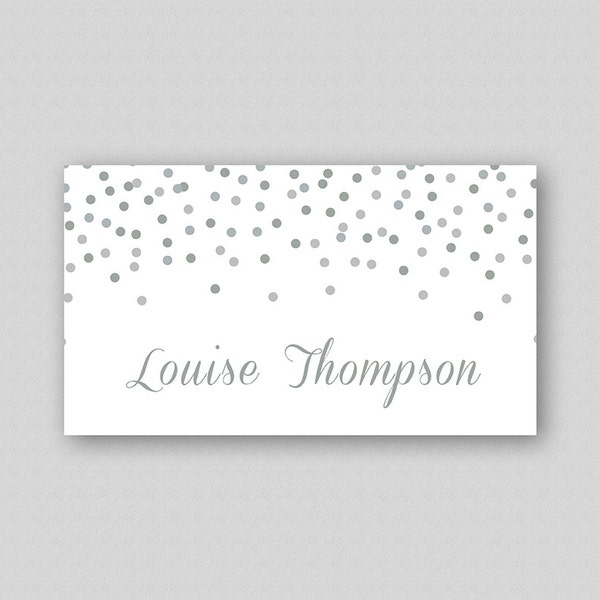 Glitter Place Card - Etsy