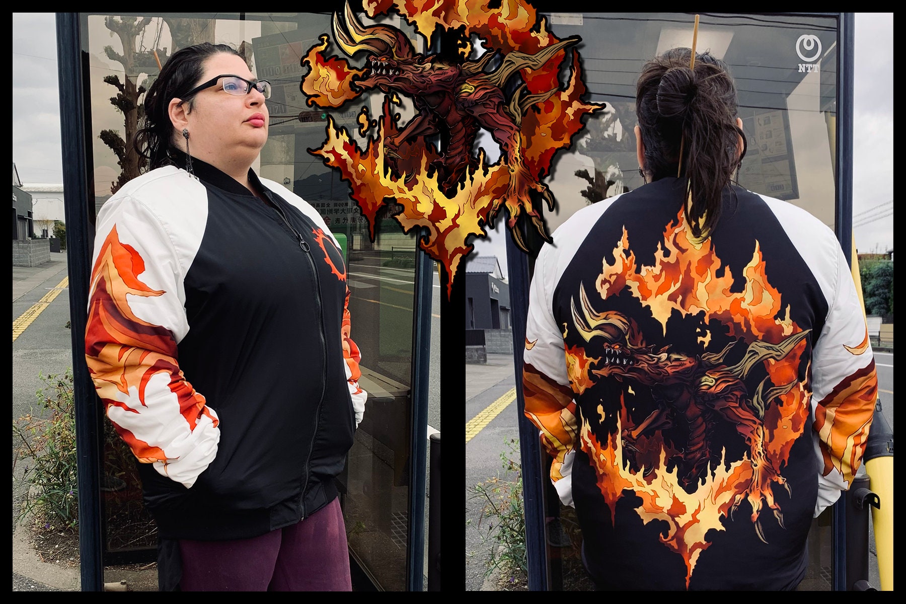 FF14 Inferno Jacket Original Art Inspired by the In-game | Etsy