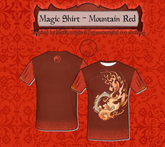 Mountain Red Mana Symbol Shirt for Fans of Magic the - Etsy