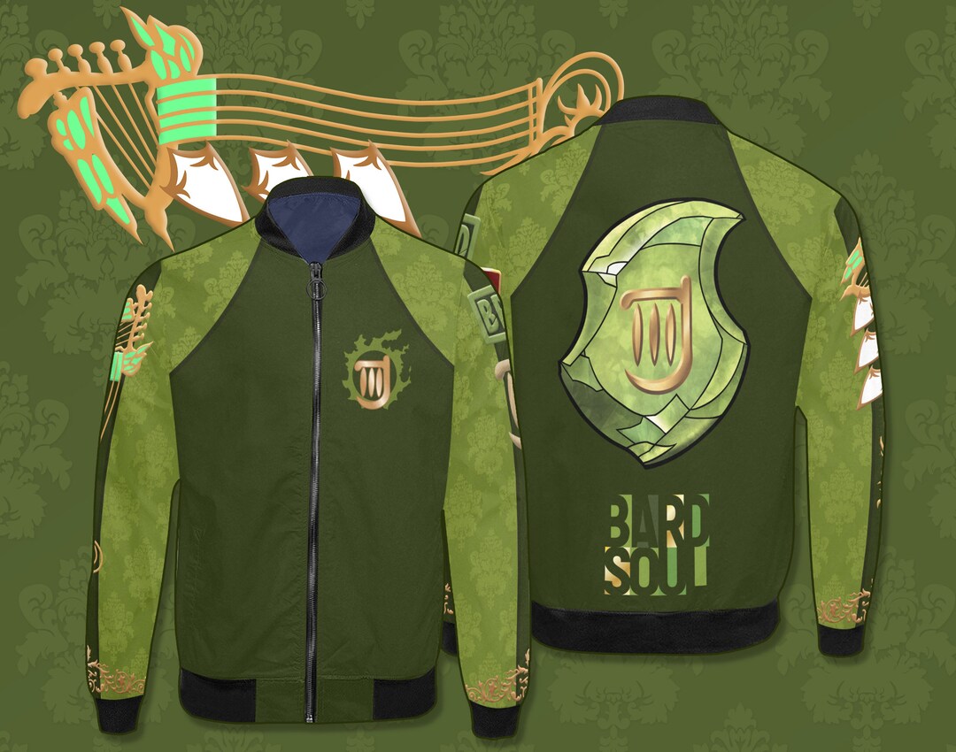 Bard Soul Jacket a High Quality Bomber Jacket to Show Your FFXIV Love ...