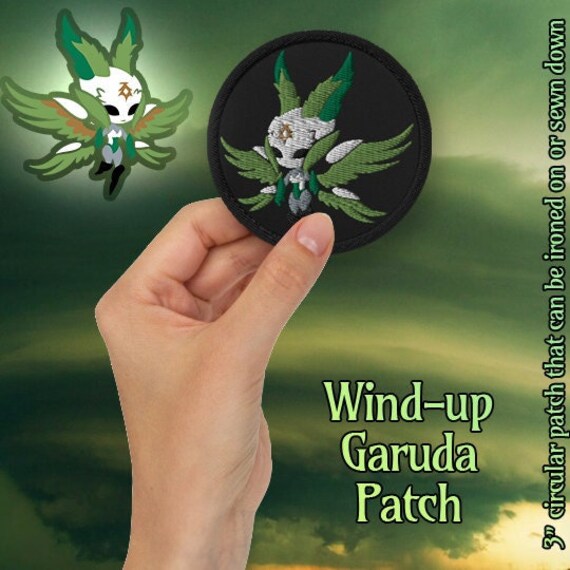 Wind-up Garuda Embroidered Patch a Primal and Summoner Patch | Etsy