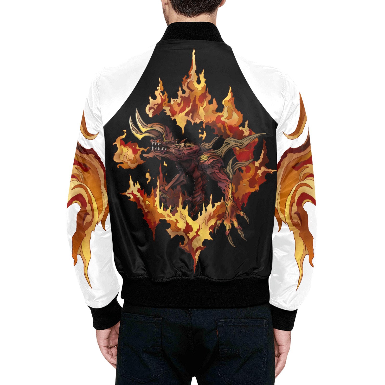 FF14 Inferno Jacket Original Art Inspired by the In-game | Etsy