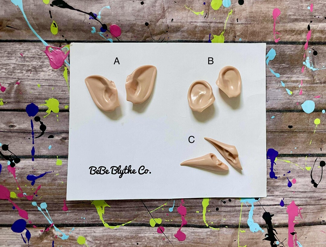 Elf Ears for Blythe, Custom Blythe Doll Ears, Doll Ears, Ears for a ...