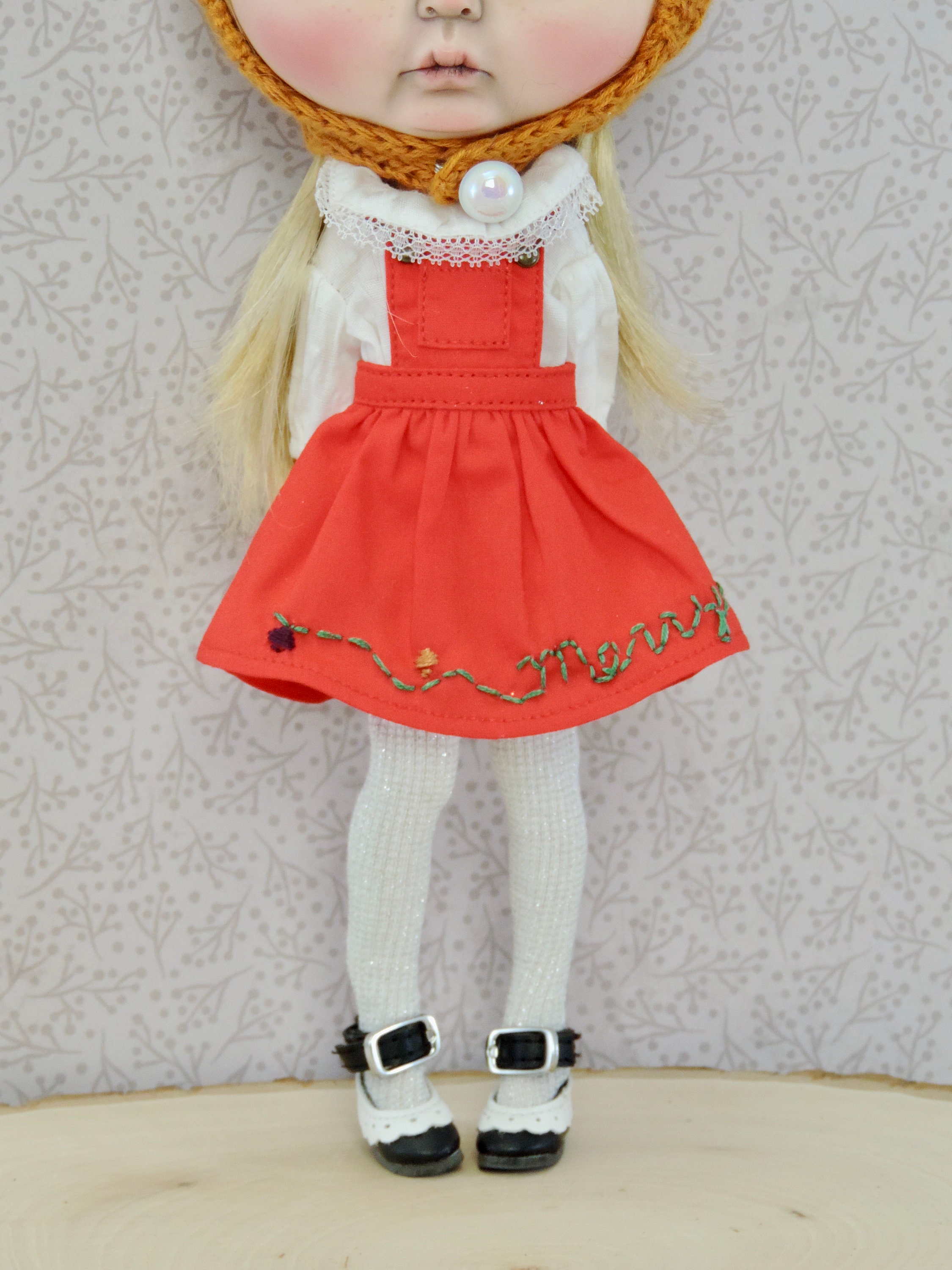Christmas Custom Blythe Clothes, Blythe Holiday, Blythe Shoes, Blythe ...