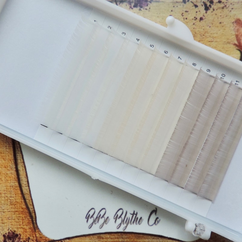 Doll Lashes White - Etsy