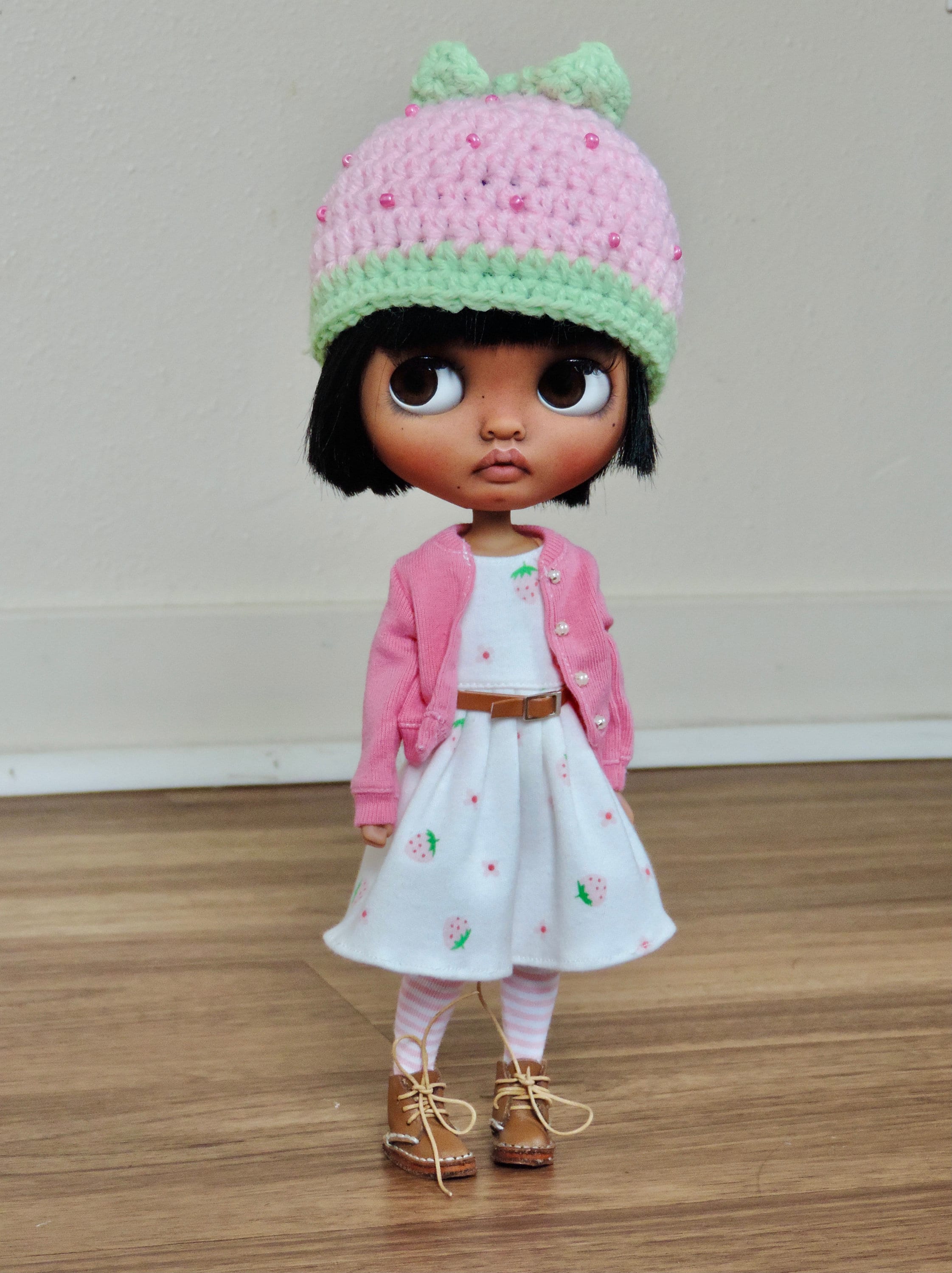 Custom Blythe Strawberry Outfit Blythe Shoes Blythe Clothes - Etsy