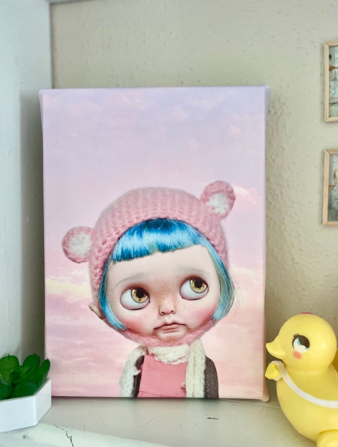 5x7x1 Custom Blythe Art Print by Bebe Blythe Co - Wrapped Canvas Wall ...