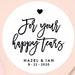 Happy Tears Stickers, Happy Tears Labels, Personalized Stickers, Foil ...