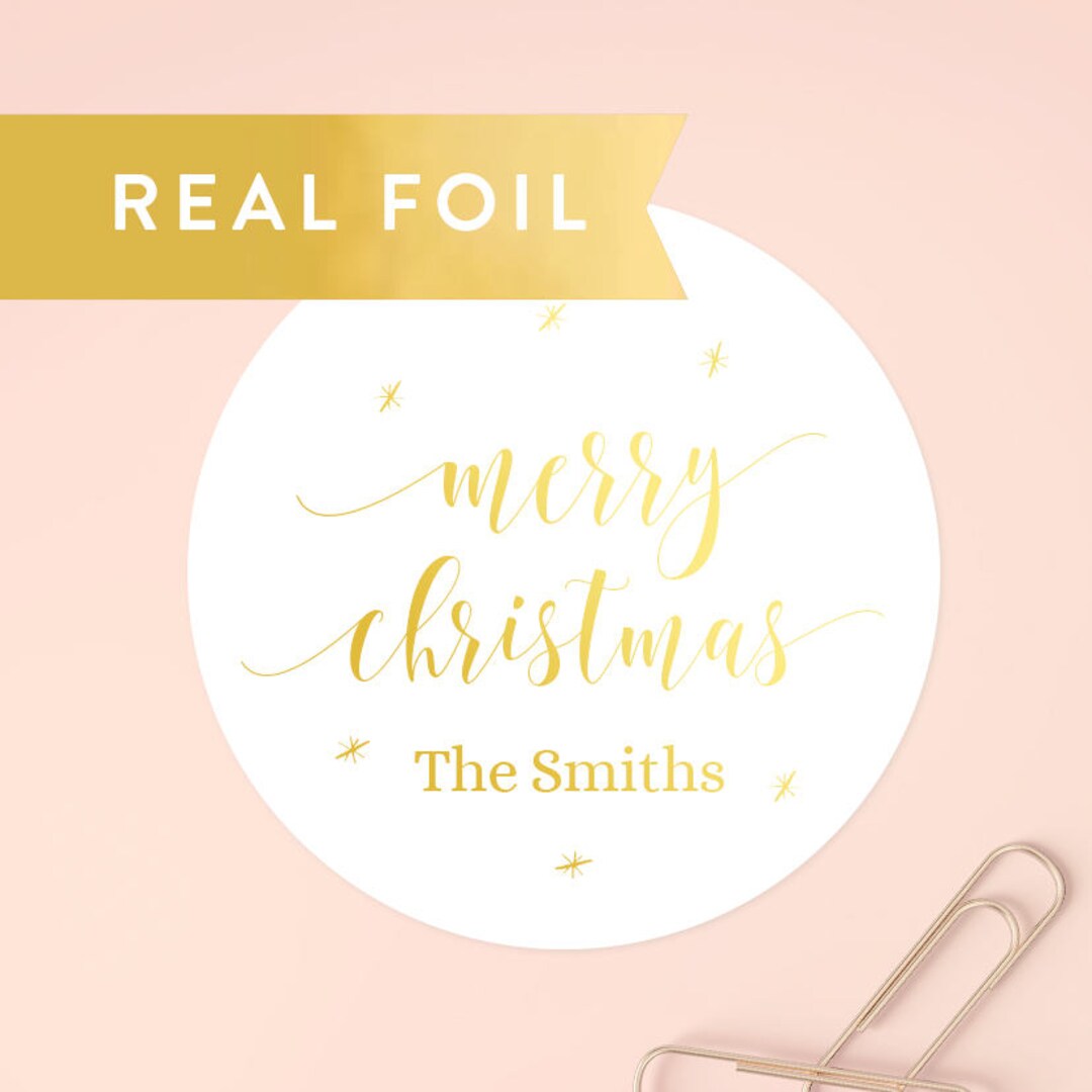 Christmas Stickers, Christmas Gift Tags Sticker, Holiday Gift Tags ...