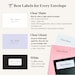 Guest Address Labels, Clear Address Labels, Wedding Address Labels ...