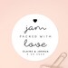 Mason Jar Labels Jam Packed With Love Sticker Spread the - Etsy