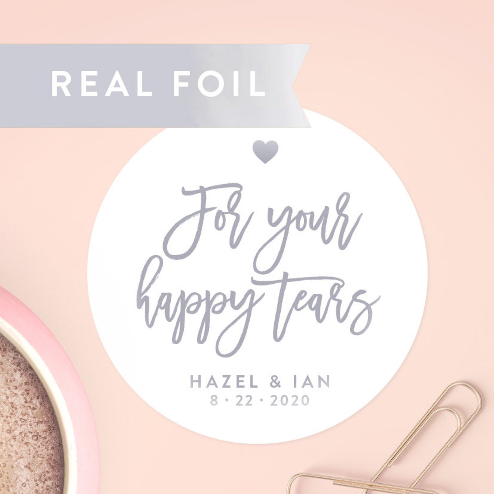 Happy Tears Stickers Happy Tears Labels Personalized - Etsy