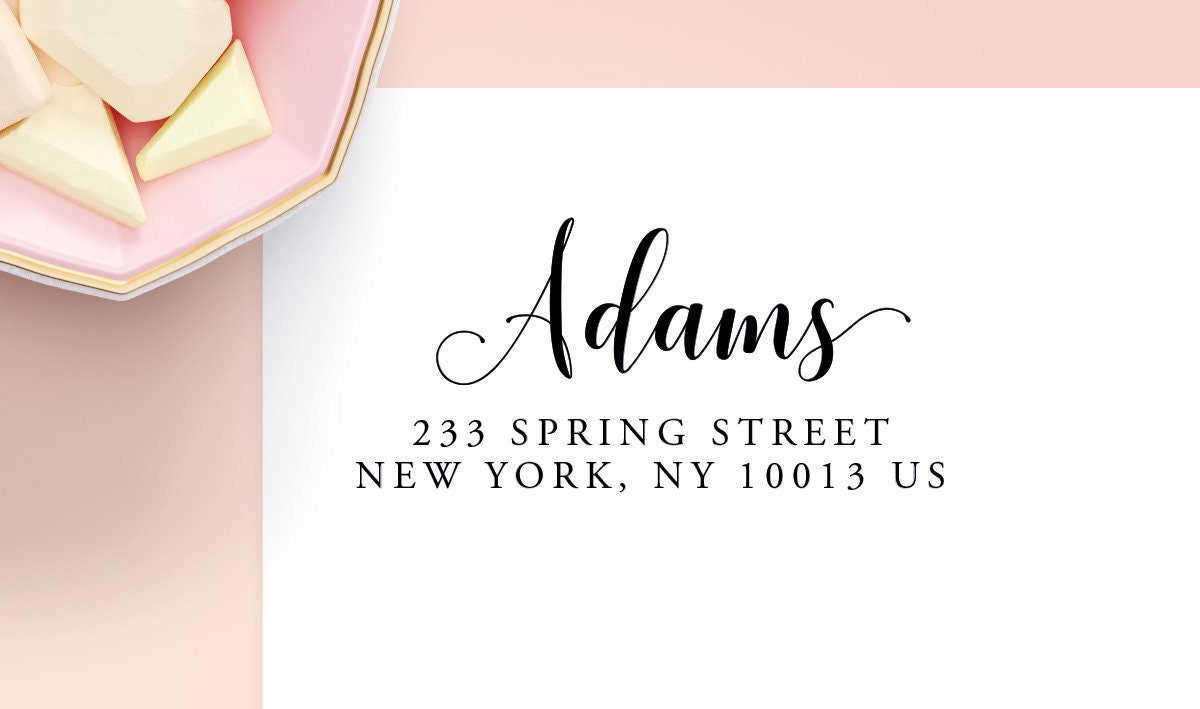 Return Address Labels Clear Address Labels Personalized - Etsy