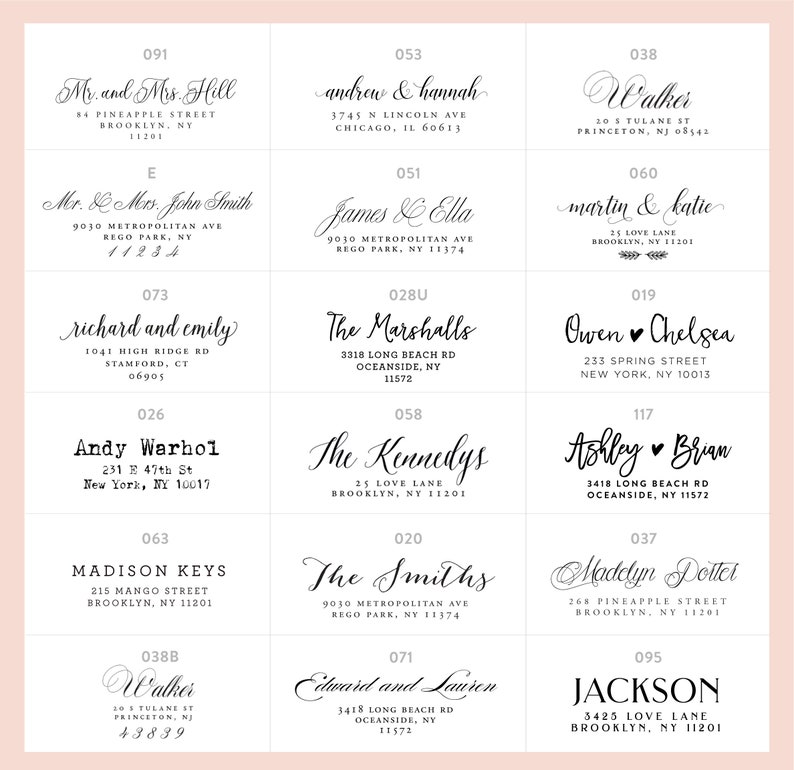 Address Stickers Clear Address Labels Personalized Return - Etsy