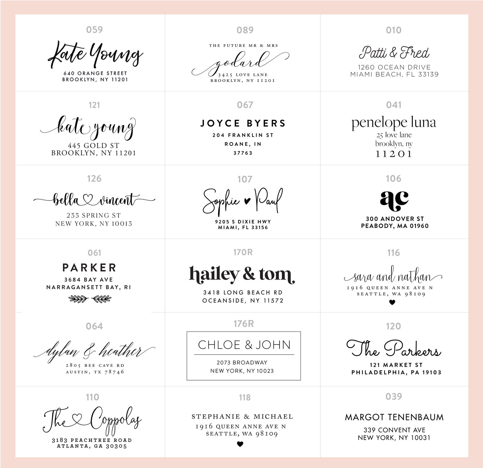 Return Address Labels, Clear Gold Foil Labels, Gold Address Labels ...