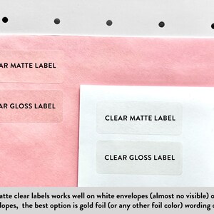 Return Address Labels, Clear Address Labels, Gold Foil Return Labels ...