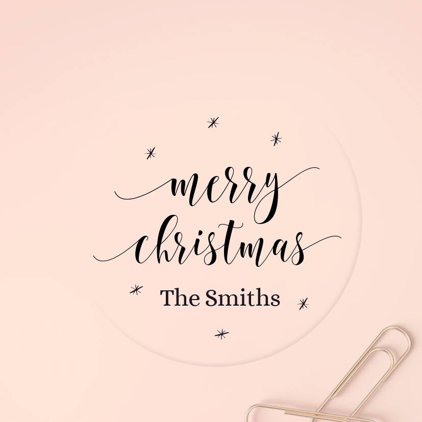 Christmas Stickers Christmas Gift Tags Sticker Holiday Gift - Etsy