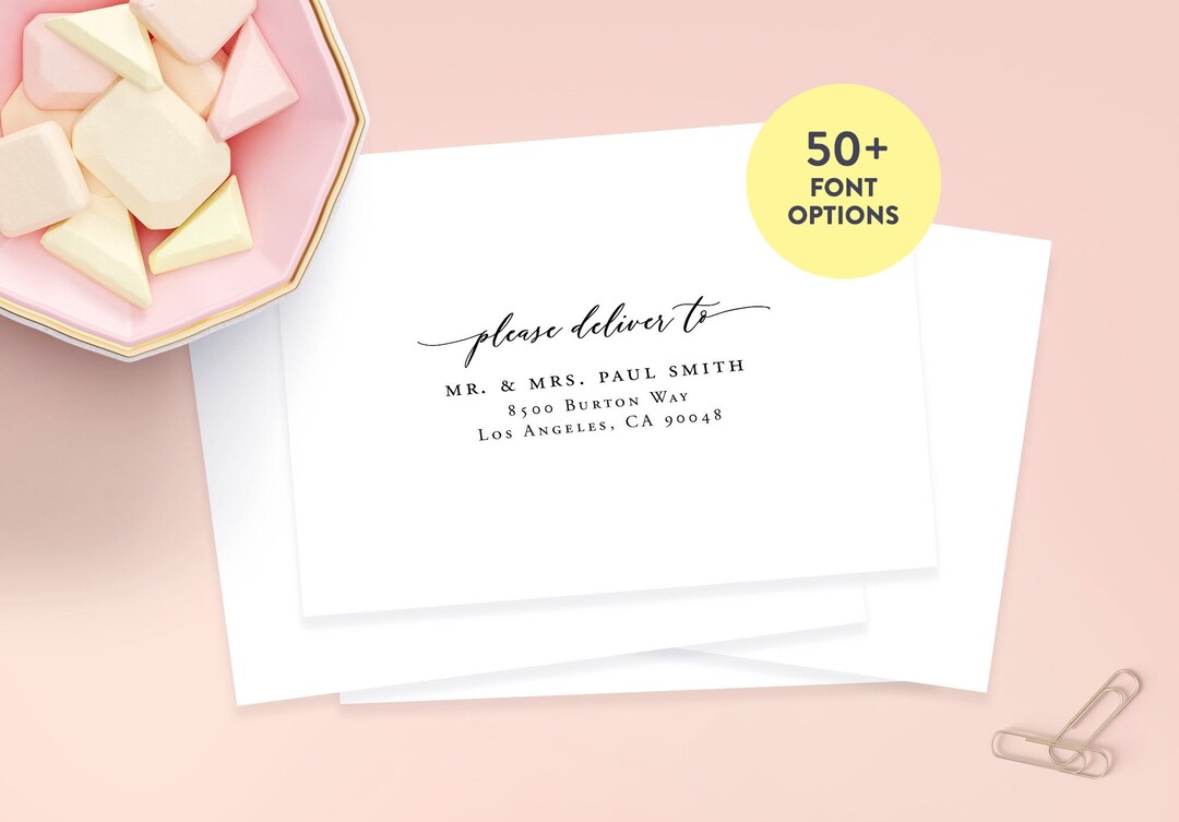 Guest Address Labels, Clear Address Labels, Wedding Address Labels ...