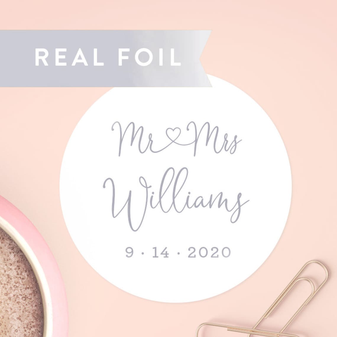 Mr and Mrs Stickers Personalized Wedding Stickers Favor - Etsy