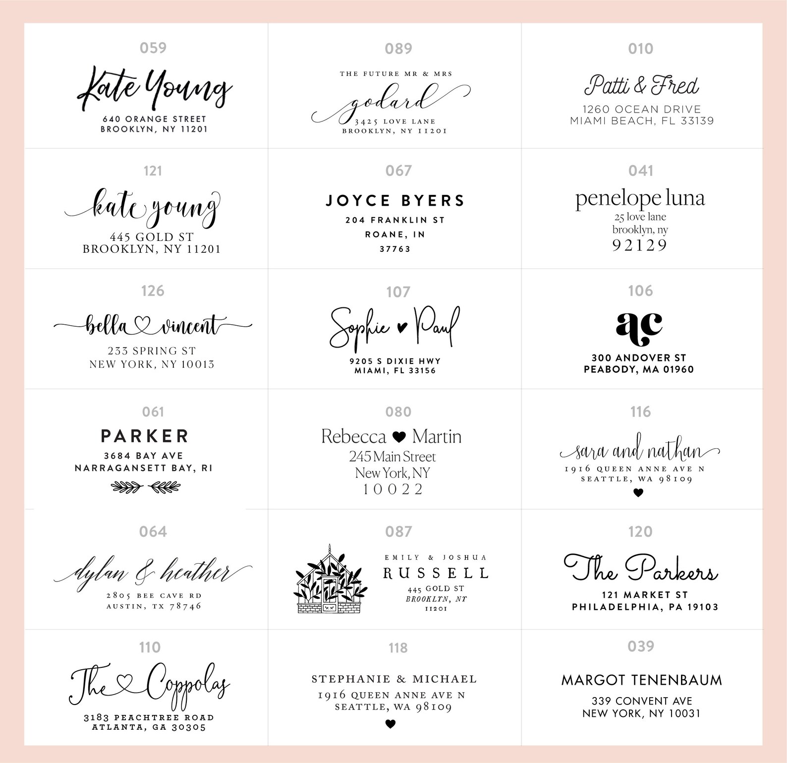 Address Stickers Clear Address Labels Personalized Return - Etsy