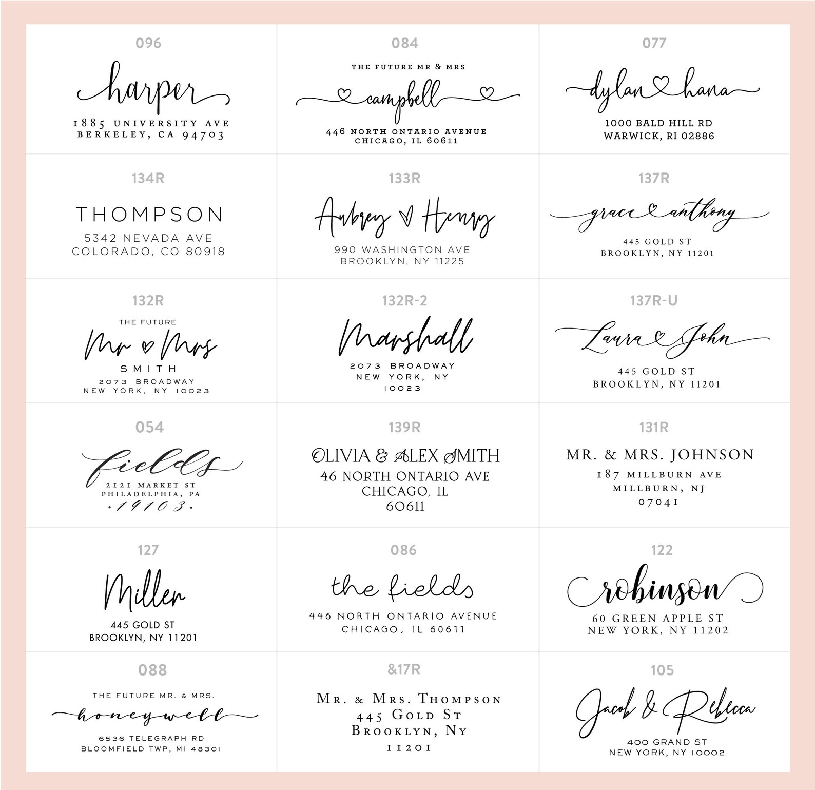Return Address Labels, Clear Gold Foil Labels, Gold Address Labels ...