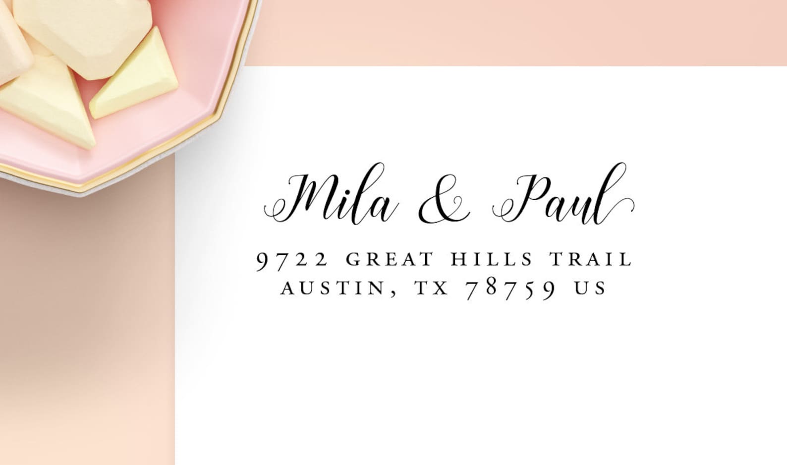 Gold Foil Return Address Labels Clear Address Labels Address - Etsy