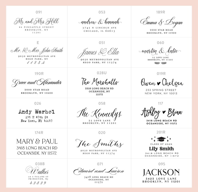 Return Address Labels Roll, Wedding Address Stickers, Personalized ...