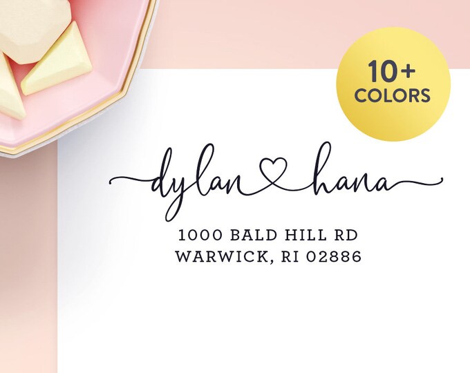 Return Address Labels Calligraphy, Personalized Address Label Sticker ...