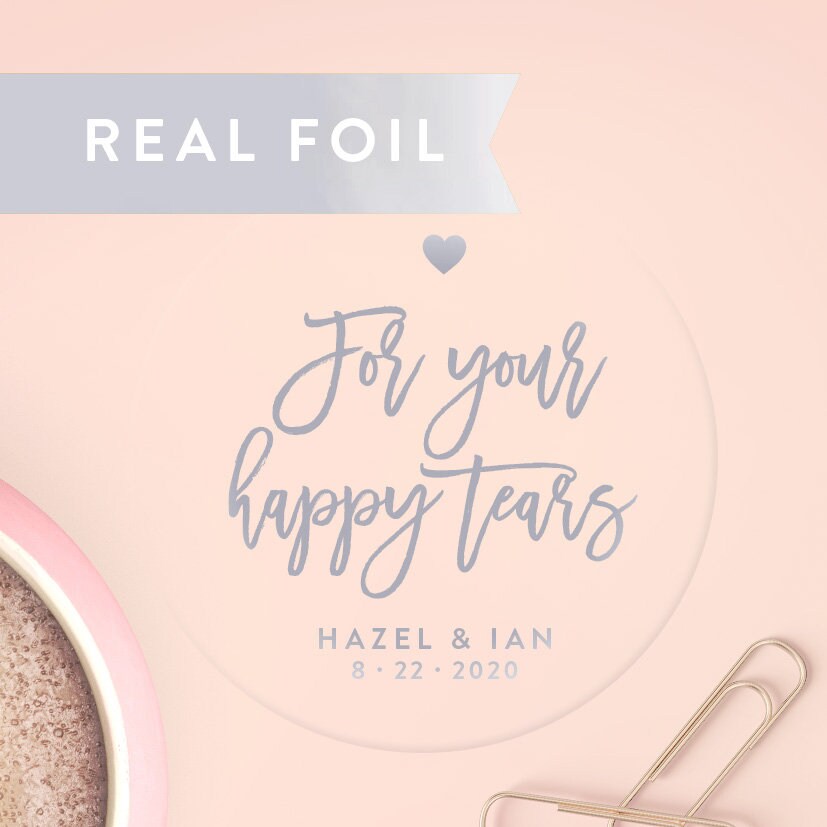 Happy Tears Stickers Happy Tears Labels Personalized - Etsy