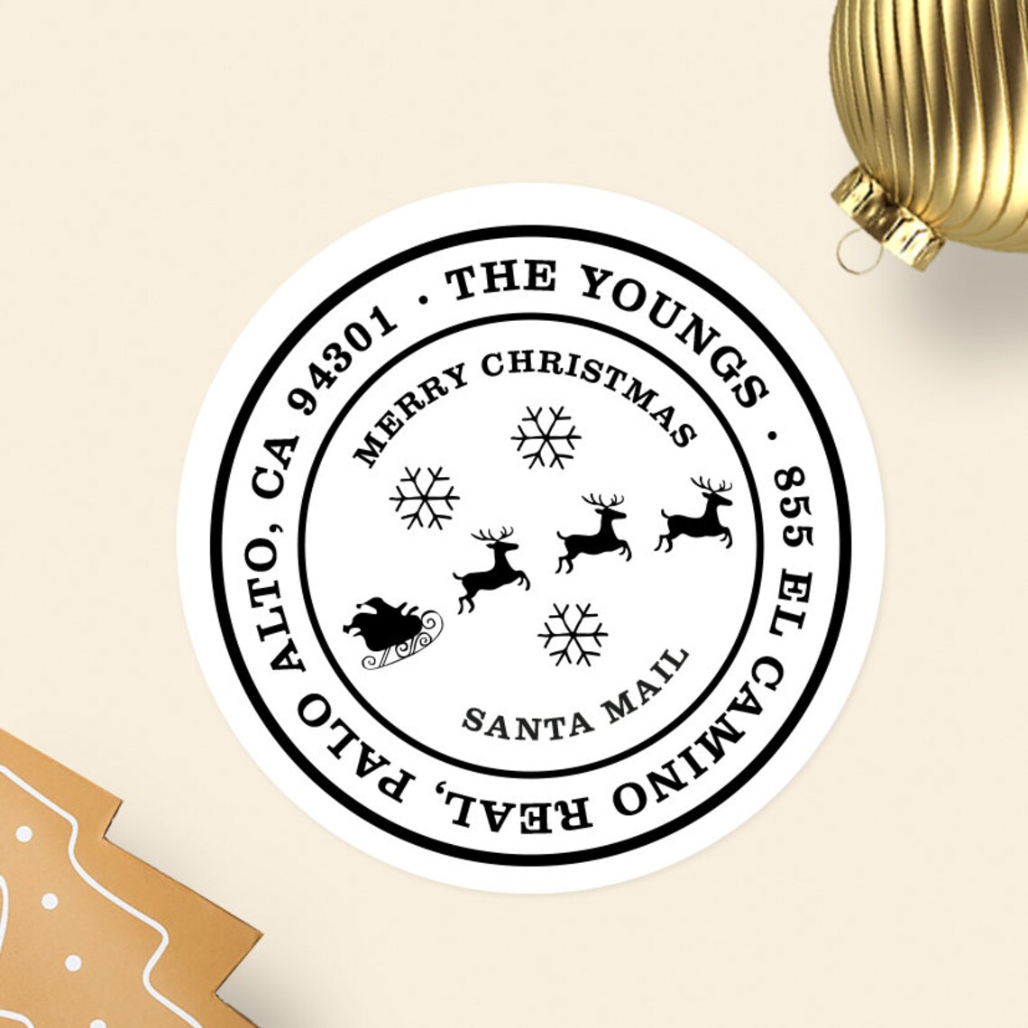 Christmas Address Labels Gold Christmas Label Reindeers Etsy christmas-address-labels-gold-christmas-label-reindeers-etsy