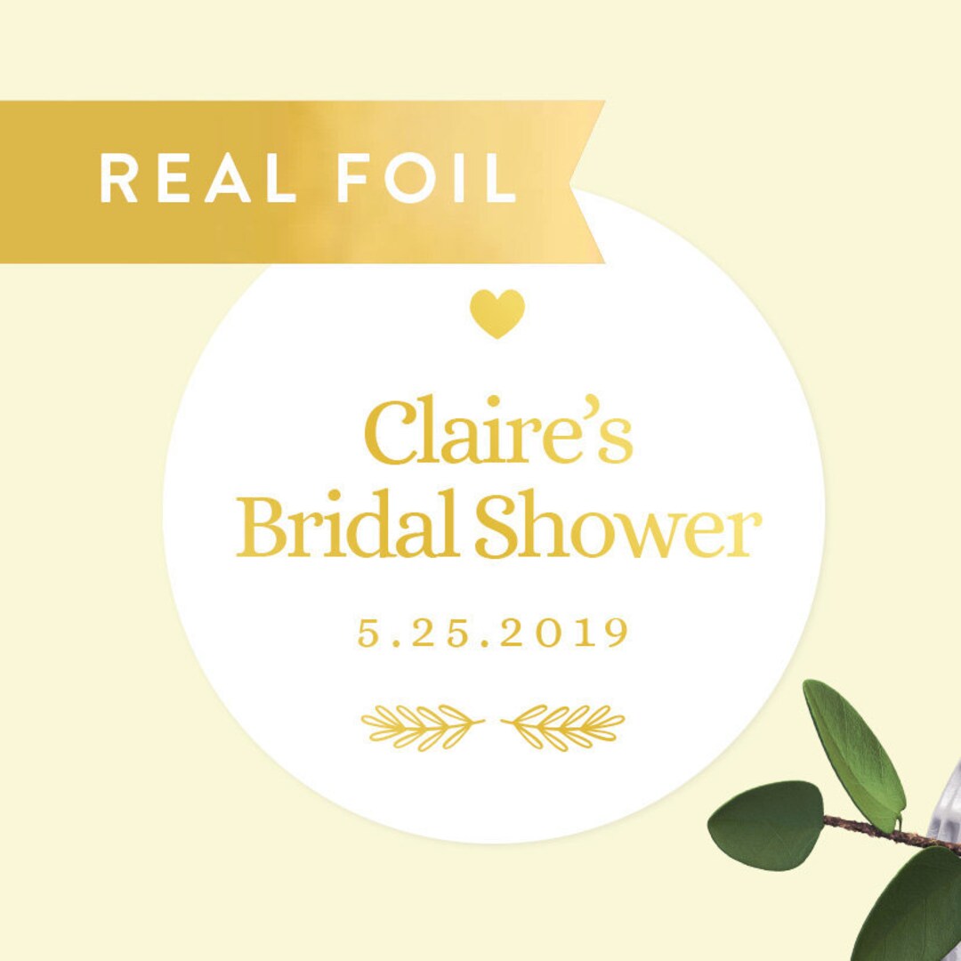 Bridal Shower Stickers Labels, Thank You Stickers, Wedding Favor ...