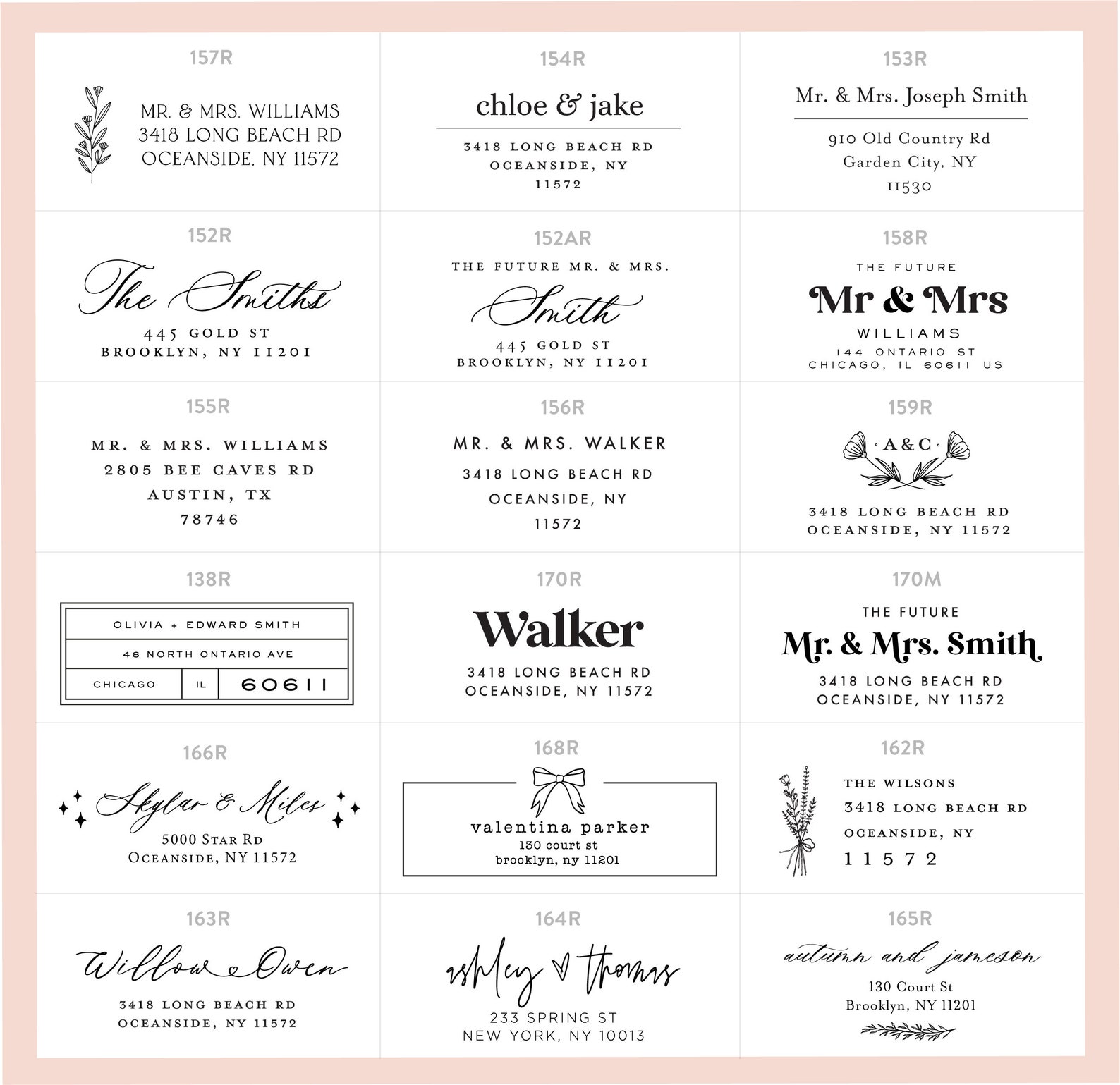 Return Address Labels, Clear Gold Foil Labels, Gold Address Labels ...