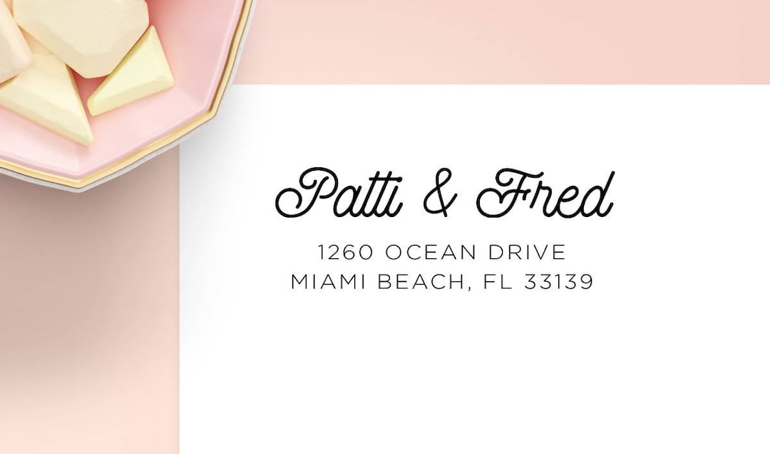 Return Address Labels, Transparent Return Address Stickers, Custom ...