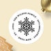 Christmas Address Labels, Snowflake Return Address Labels for Christmas ...