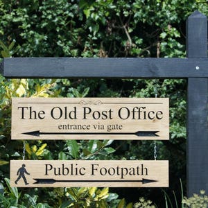 Double Sided Hanging Sign - Etsy UK