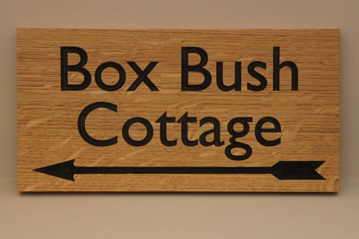 Oak House Sign Carved Personalised Custom Engraved Wooden | Etsy UK