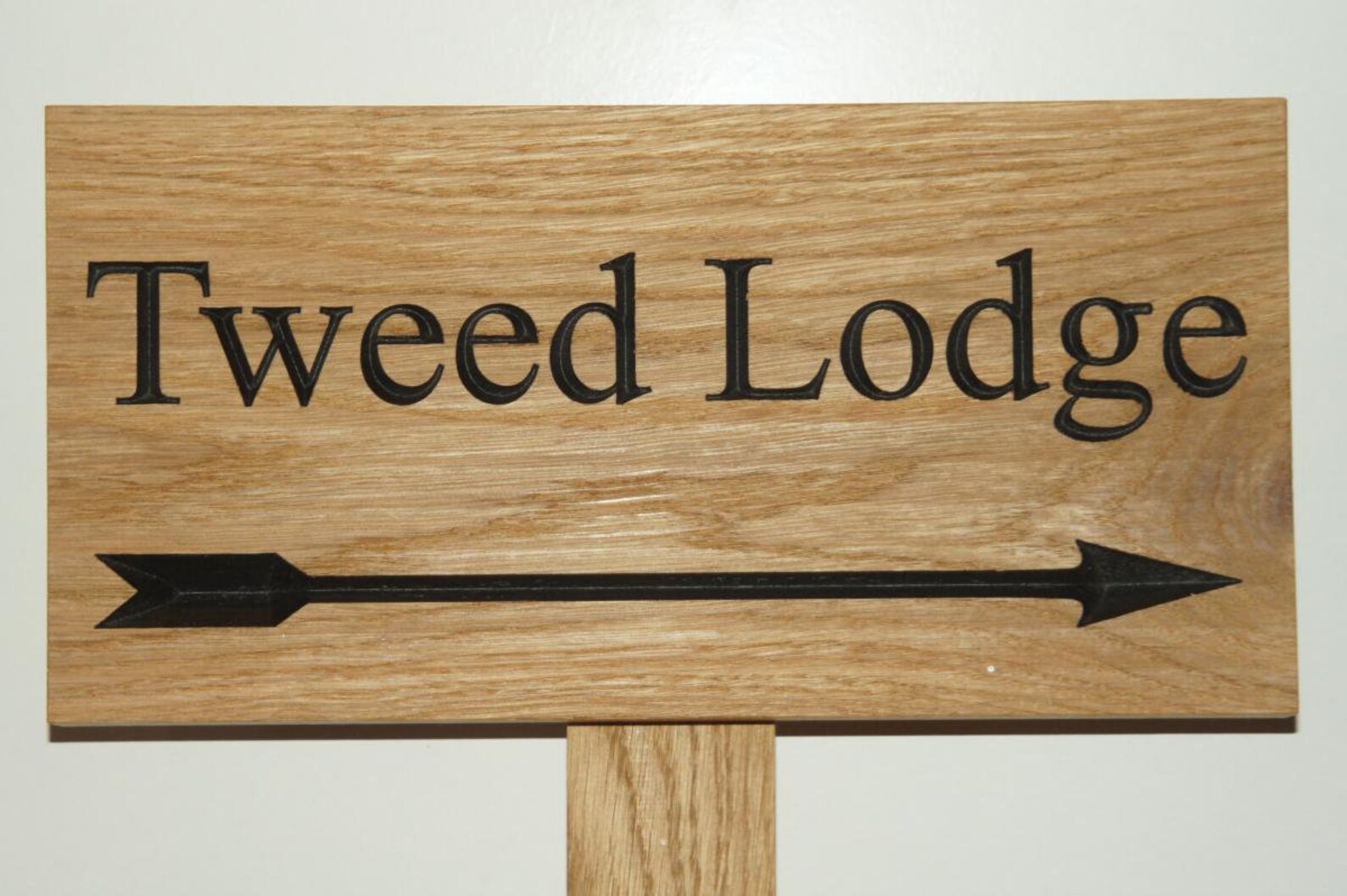 Oak House Sign, Carved, Personalised Custom Engraved Wooden Plaque ...