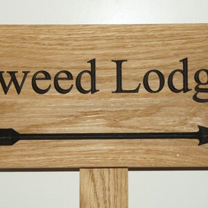 Oak House Sign, Carved, Personalised Custom Engraved Wooden Plaque ...
