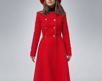 Fit and Flare Coat | Etsy