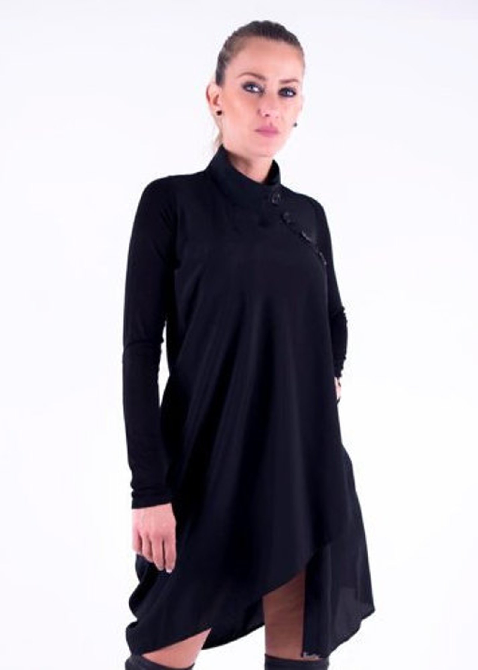 Tunic Women Black Tunic Gothic Tunic Plus Size Clothing - Etsy