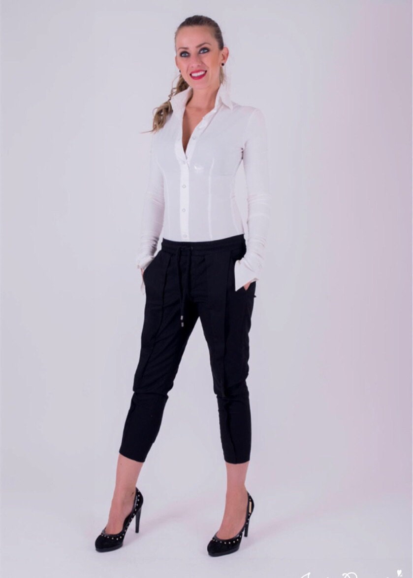 White Shirt, Button Down Shirt, Plus Size Clothing, Business Shirt ...