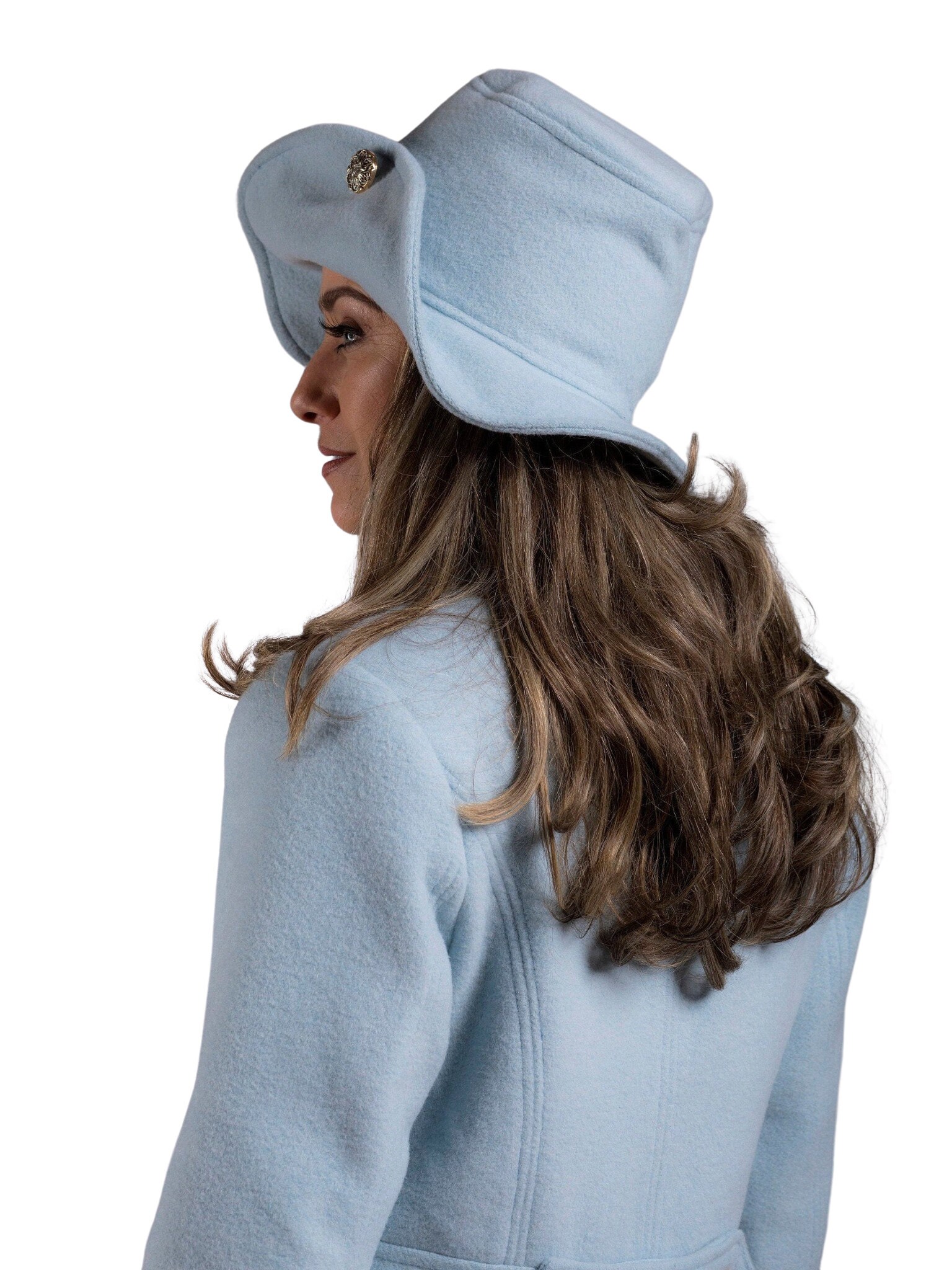 Elegant Bucket Hat, Winter Sun Hat, Cashmere Sun Hat in Red, Wool Hat ...