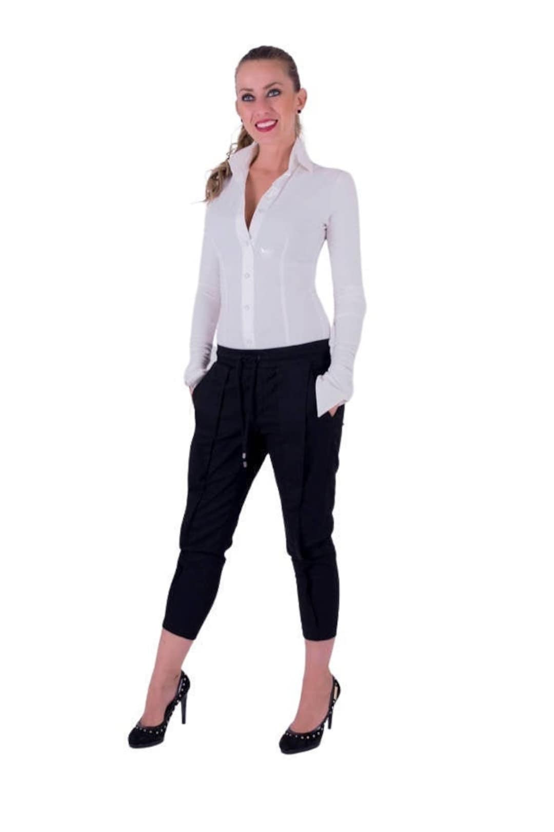 White Shirt, Button Down Shirt, Plus Size Clothing, Business Shirt ...