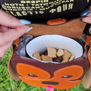 Leather Dog Walking Bag Pattern: Cute Treat Pouch and Waste Bag ...