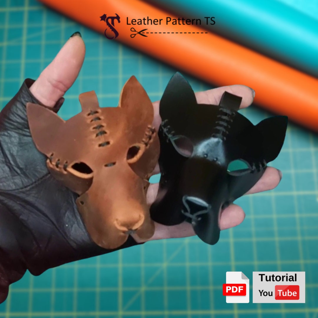 Leather Dog Keychain Pattern Beginners Leather Pattern PDF Download ...